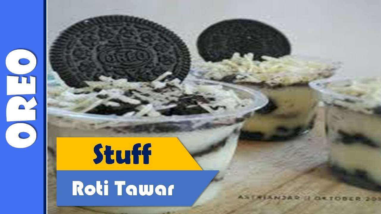 Stuff Roti Tawar Topping oreo - YouTube