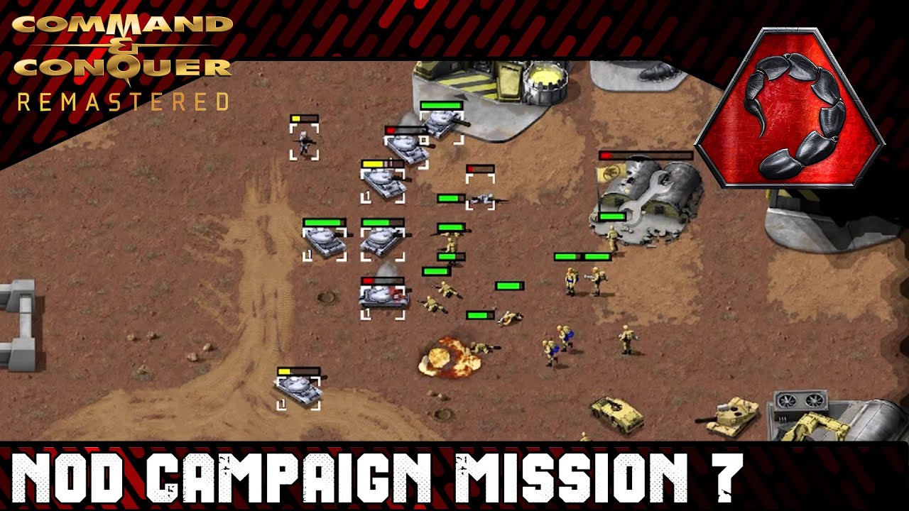 Command & Conquer Remastered - NOD Mission 7 - Sick and Dying (Cameroon) - YouTube