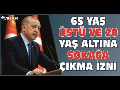 CUMHURBAŞKANI ERDOĞAN  sokaga cikma yasagi kalkiyor.