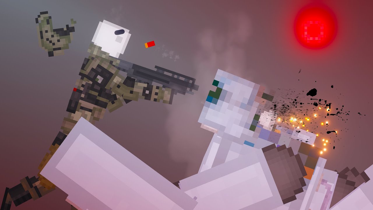 ANDROIDS ATTACK SOLDIERS | Robots Vs Humans In People Playground - YouTube