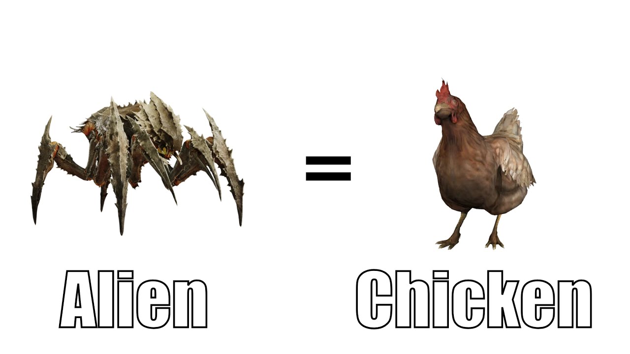 alien = chicken - YouTube