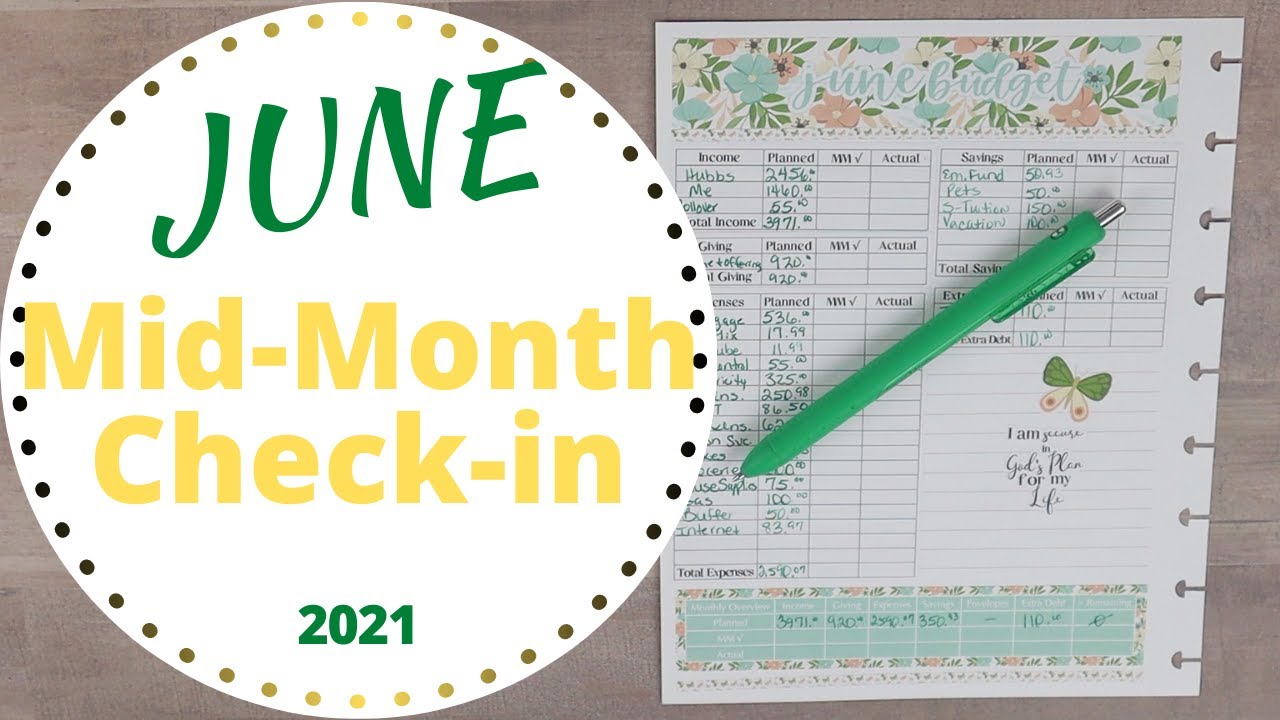 Mid-Month BUDGET CHECK-IN - June 2021 | 👀 HOPING WE END UP UNDER BUDGET ...