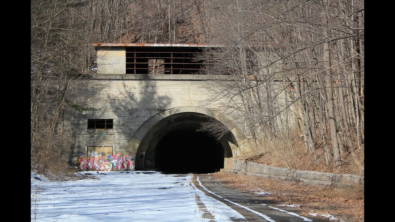 My First Trip down the Abandoned PA Turnpike - YouTube