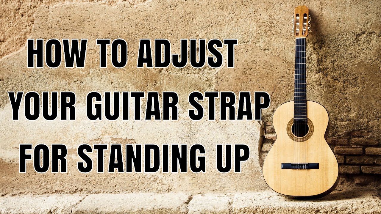How To Adjust Your Guitar Strap For Standing Up By Scott Grove - YouTube