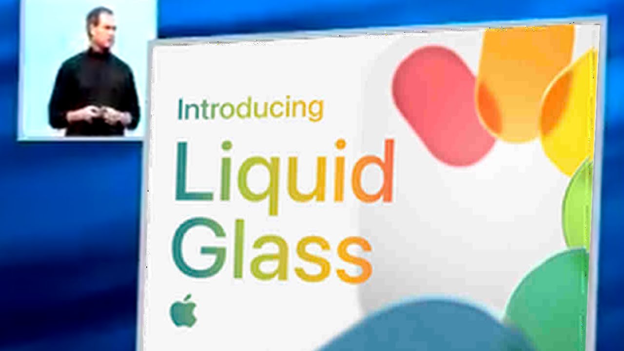 Steve Jobs introduces Liquid Glass - YouTube