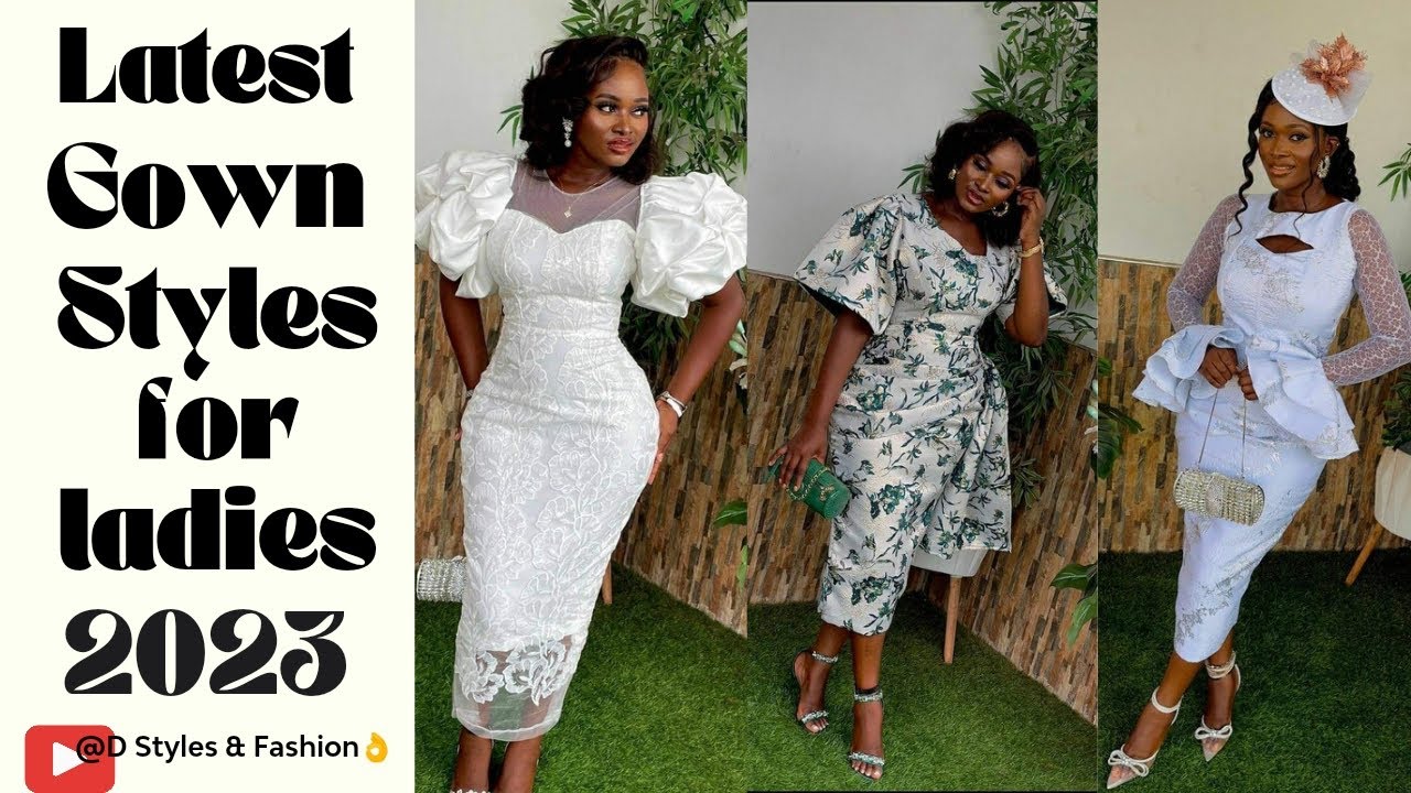 Gown styles for beautiful slay queens #owanbestyles #fashion # ...