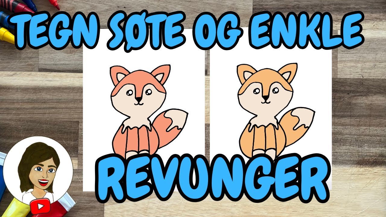 HVORDAN TEGNE EN SØT REV - YouTube HVORDAN TEGNE EN SØT REV - YouTube