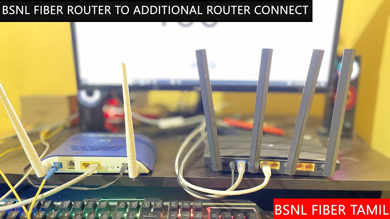 BSNL FIBER ROUTER EXTEND & WIFI COVERAGE | BSNL FIBER ROUTER TO ...