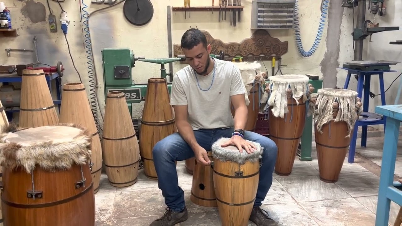 O som do Atabaque de 60 cm - YouTube