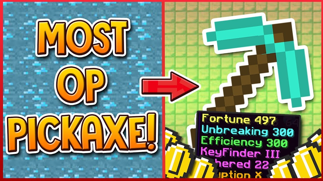 THE MOST OP PICKAXE! | MINECRAFT PRISON - YouTube