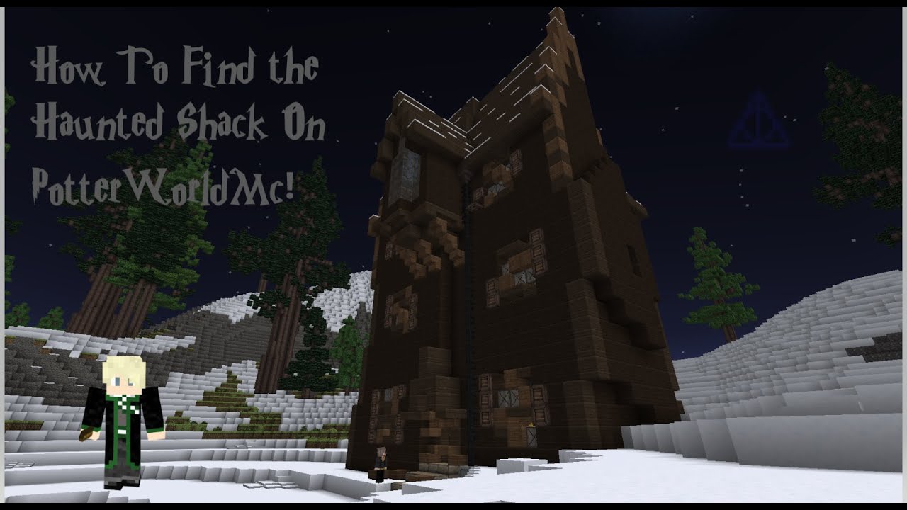 How to find the Shrieking Shack on PotterWorldMc! - YouTube