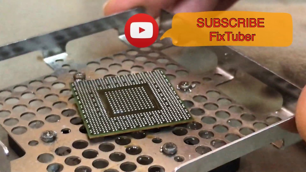 Bga chip Reballing - YouTube