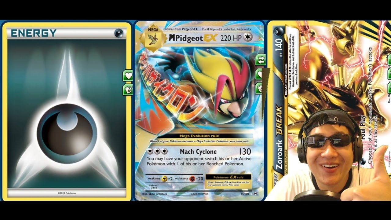 Pokemon Mega Pidgeot Card Pokémon TCG XY Evolutions Pidgeot EX And