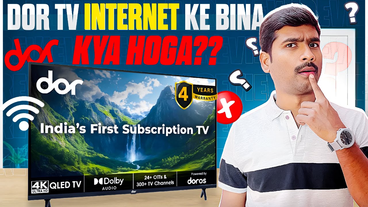 Testing DOR 43-inch TV Without Wi-Fi: Does It Still Work? - YouTube