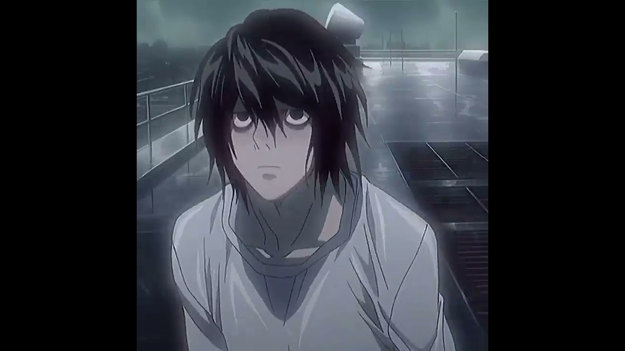 death note L lawliet in rain light yagami - YouTube