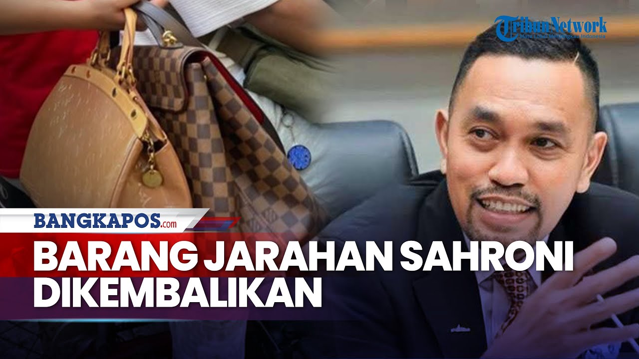 Barang Jarahan Rumah Ahmad Sahroni Mulai Dikembalikan - YouTube