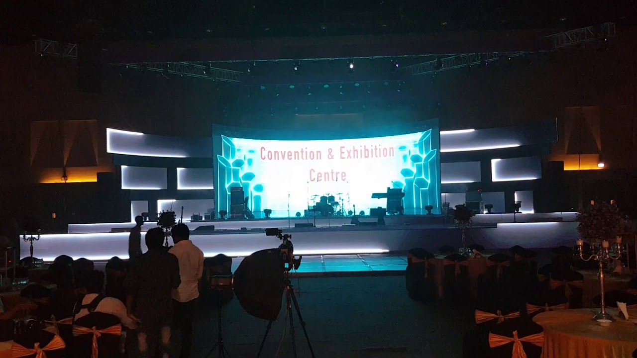 3D led Mapping THE ADDRESS CONVENTION AND EXHIBITION CENTRE . NARSINGI ...