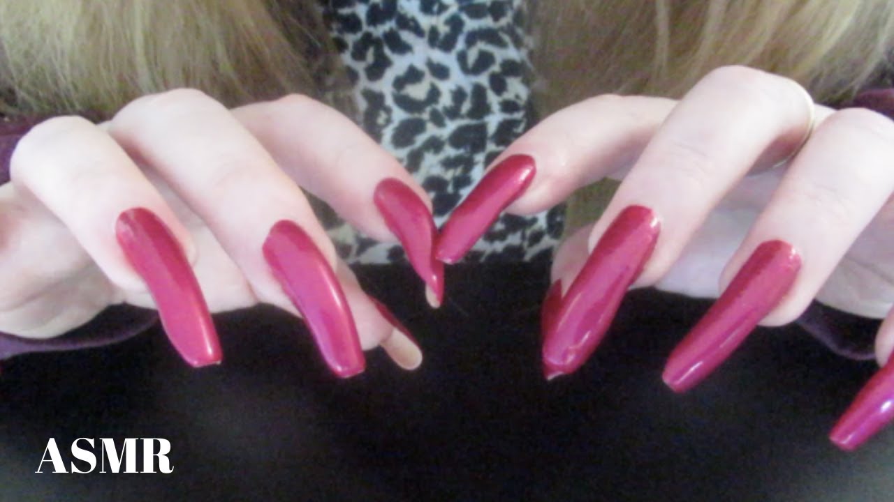 Light Tapping & Scratching 💅🏻 Natural Long Nails ★ Extra Tingly ★ ASMR ...