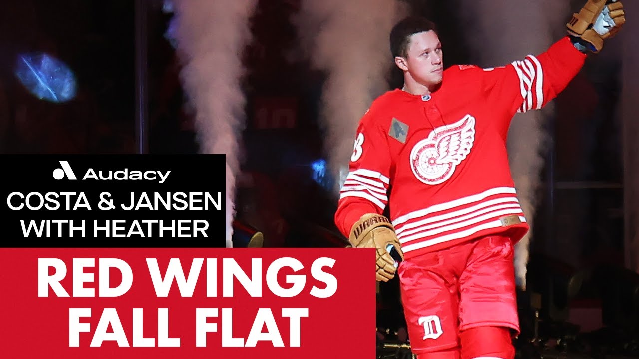 Red Wings Fall Flat In Season Opener | Costa and Jansen - YouTube