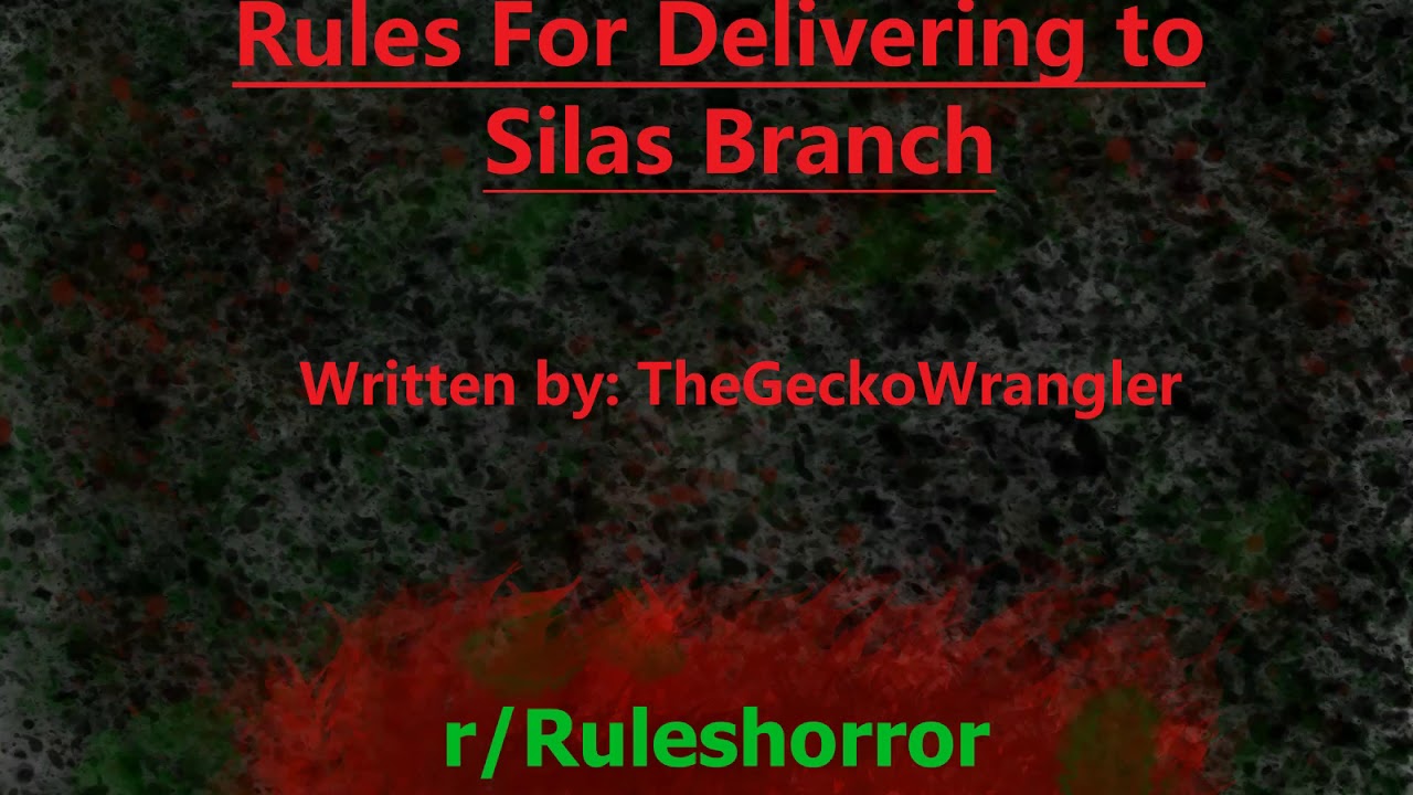 Nick n' Ricks Pizza: Rules For Delivering To Silas Branch - YouTube