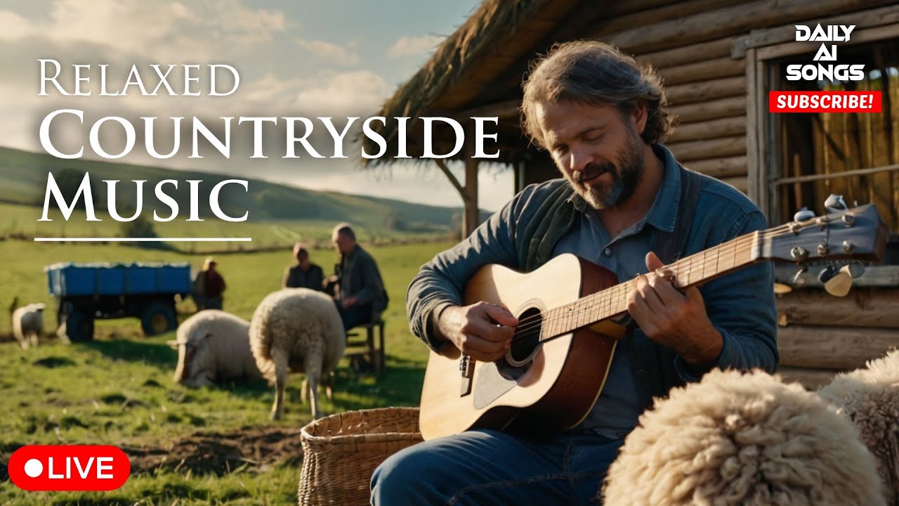 🔴 LIVE: Relaxed Countryside Music | Instrumental | Acoustic | Folk ...