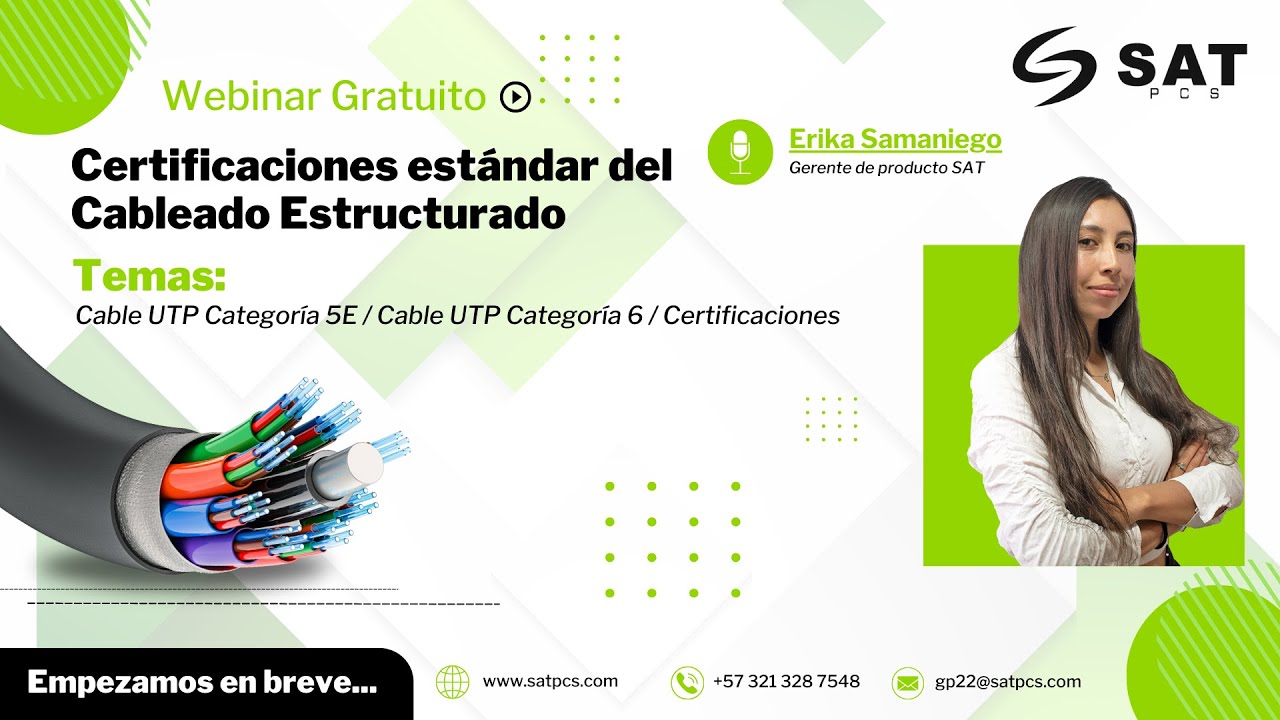Webinar Normas y estándares de cableado estructurado | SAT - YouTube