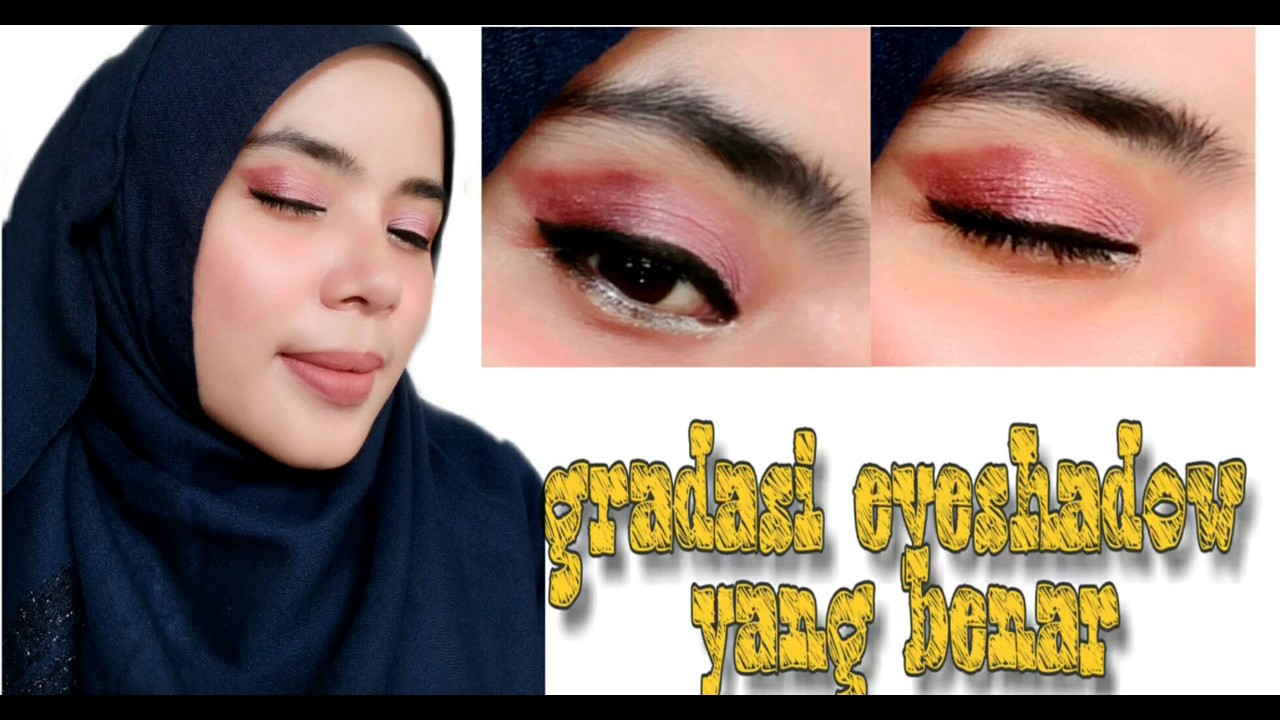 Cara pakai eyeshadow gradasi keren / recomended banget - YouTube