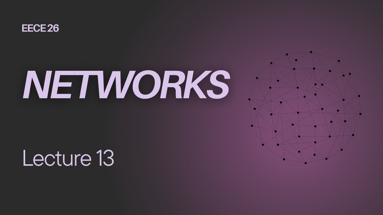 Networks || TCP Contd. || Lecture 13 - YouTube