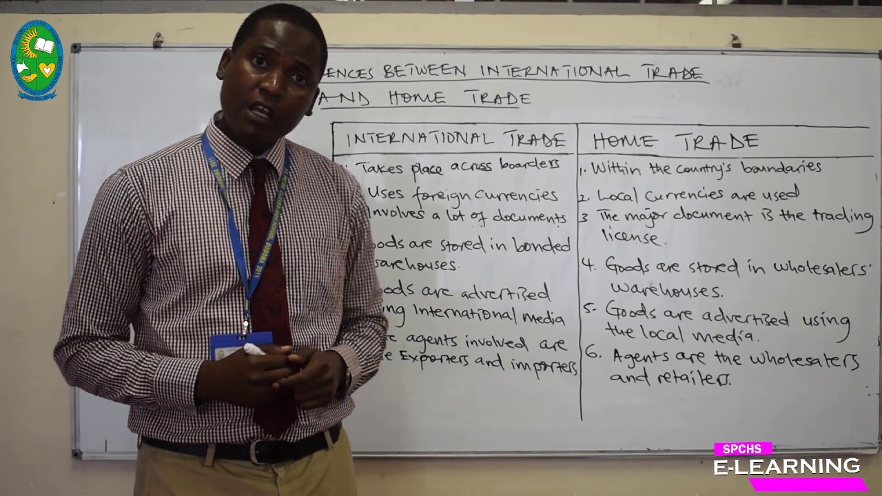 COMMERCE - DIFFERENCE BETWEEN INTERNATIONAL AND LOCAL TRADE - YouTube