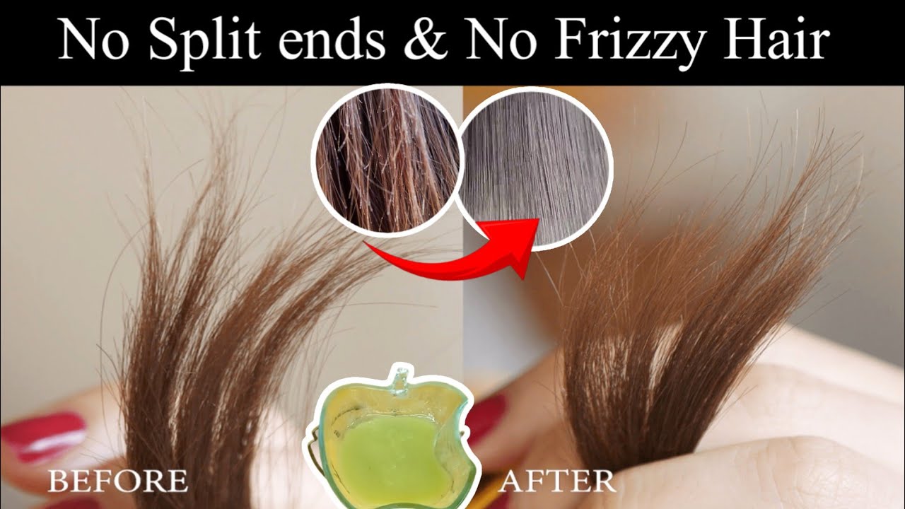 2 muhe balon ka ilaj|Frizzy hair treatment at home|split ends hair ...
