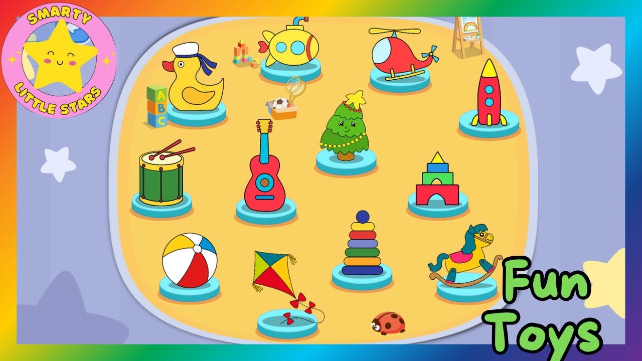 Fun Toys Learning Video for Kids | Fun Toys Video for Toddlers | Easy ...