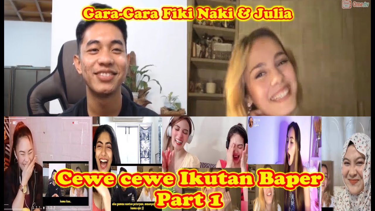 Reaksi Cewe - Cewe Ikutan BAPER Gara - Gara Video Fiki Naki dan Giulia ...
