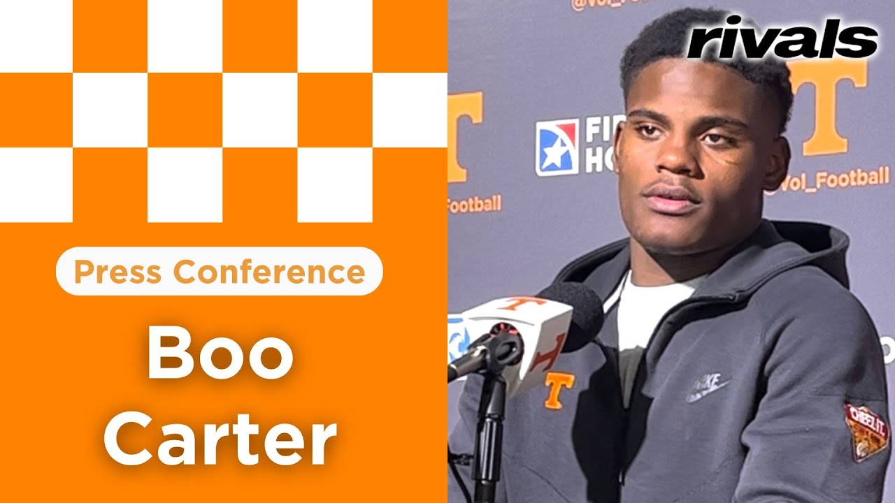 Tennessee football freshman DB Boo Carter talks first practices, coming ...