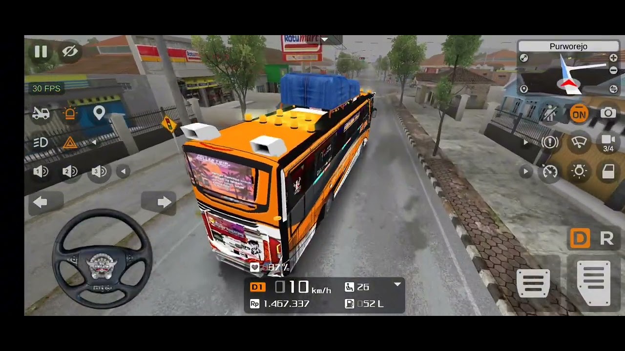 RUTE PURWOREJO BUS CONAN I BUS SIMULATOR INDONESIA - YouTube