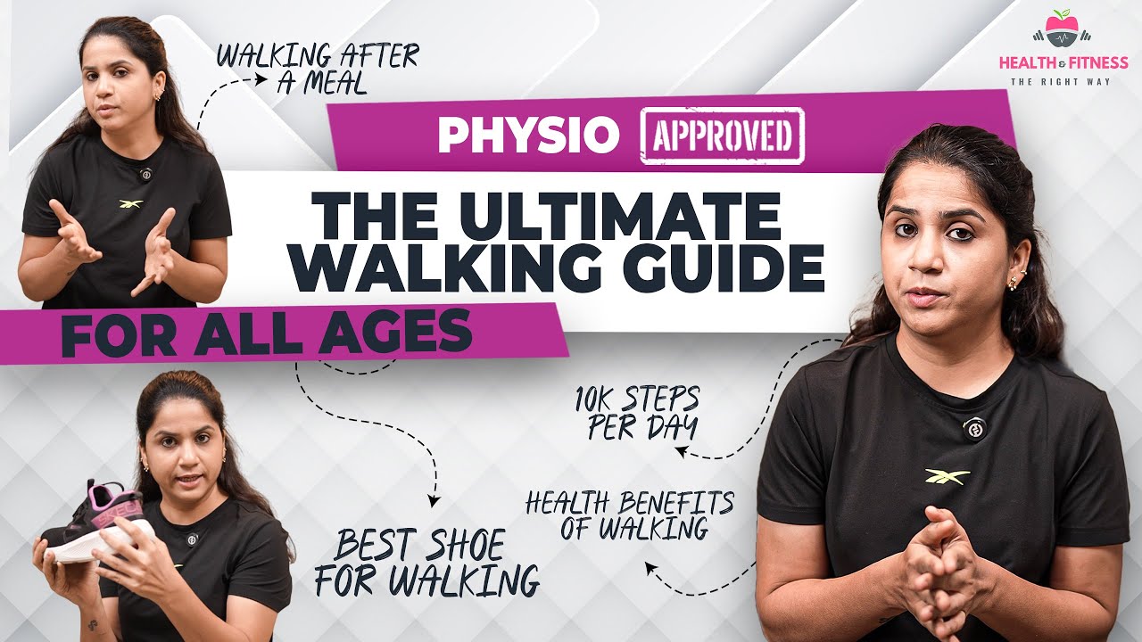 Are You Walking Correctly? Physiotherapist Explained | Daily Step ...