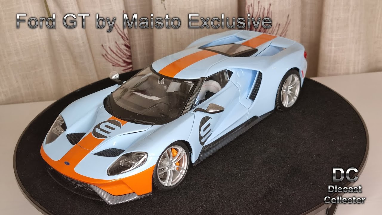 Maisto Exclusive - Ford GT - 1/18 Diecast - YouTube