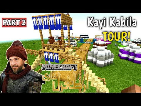 Ertugrul ghazi Kayi Kabila Tour In Minecraft Pe | Minecraft Ertugrul ...