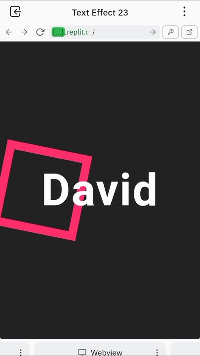 Text Effect 23 | Mini Program | Web Suite Mini Program | Web Development Mini Program - YouTube