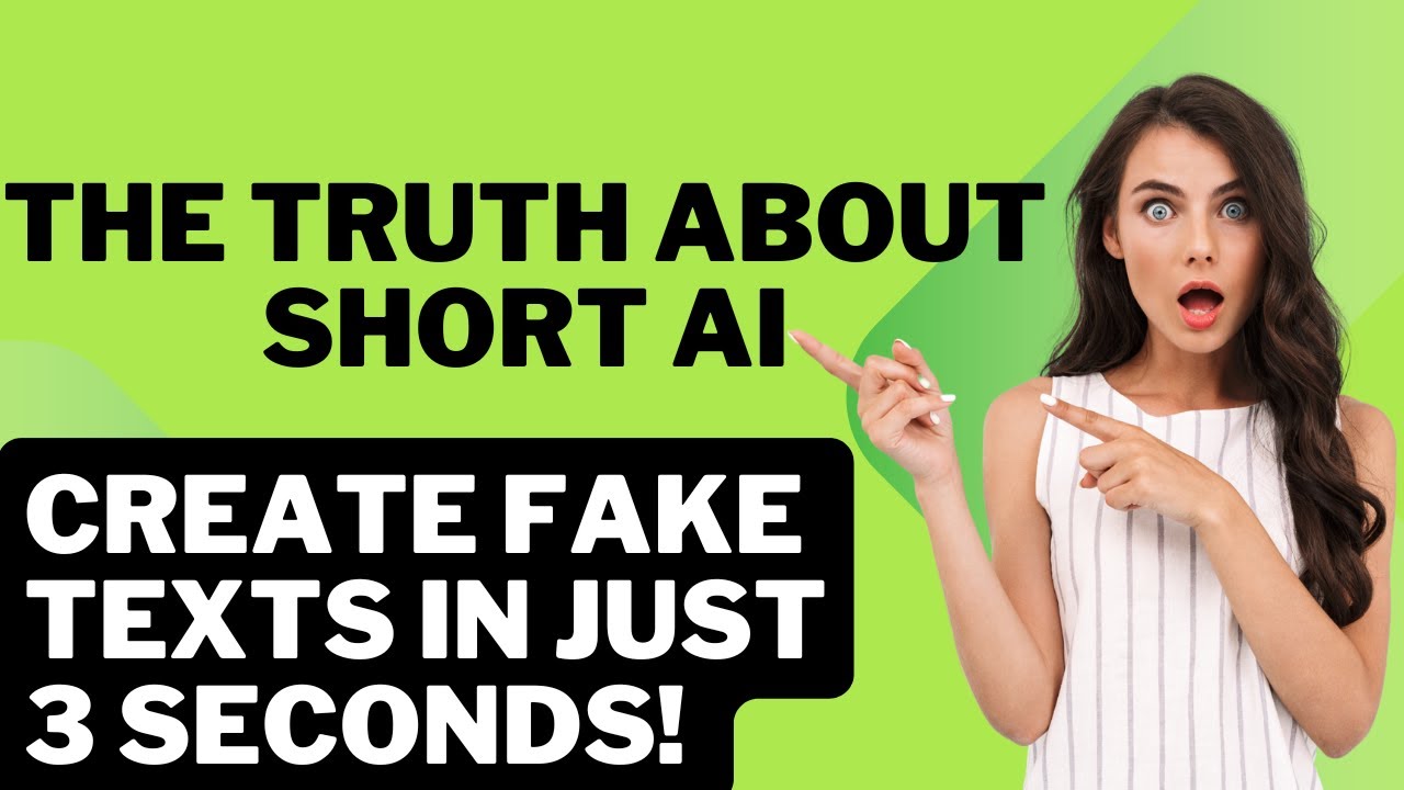 🔥 The Truth About Short AI: Create Fake Texts in Just 3 Seconds! 🔥 ...
