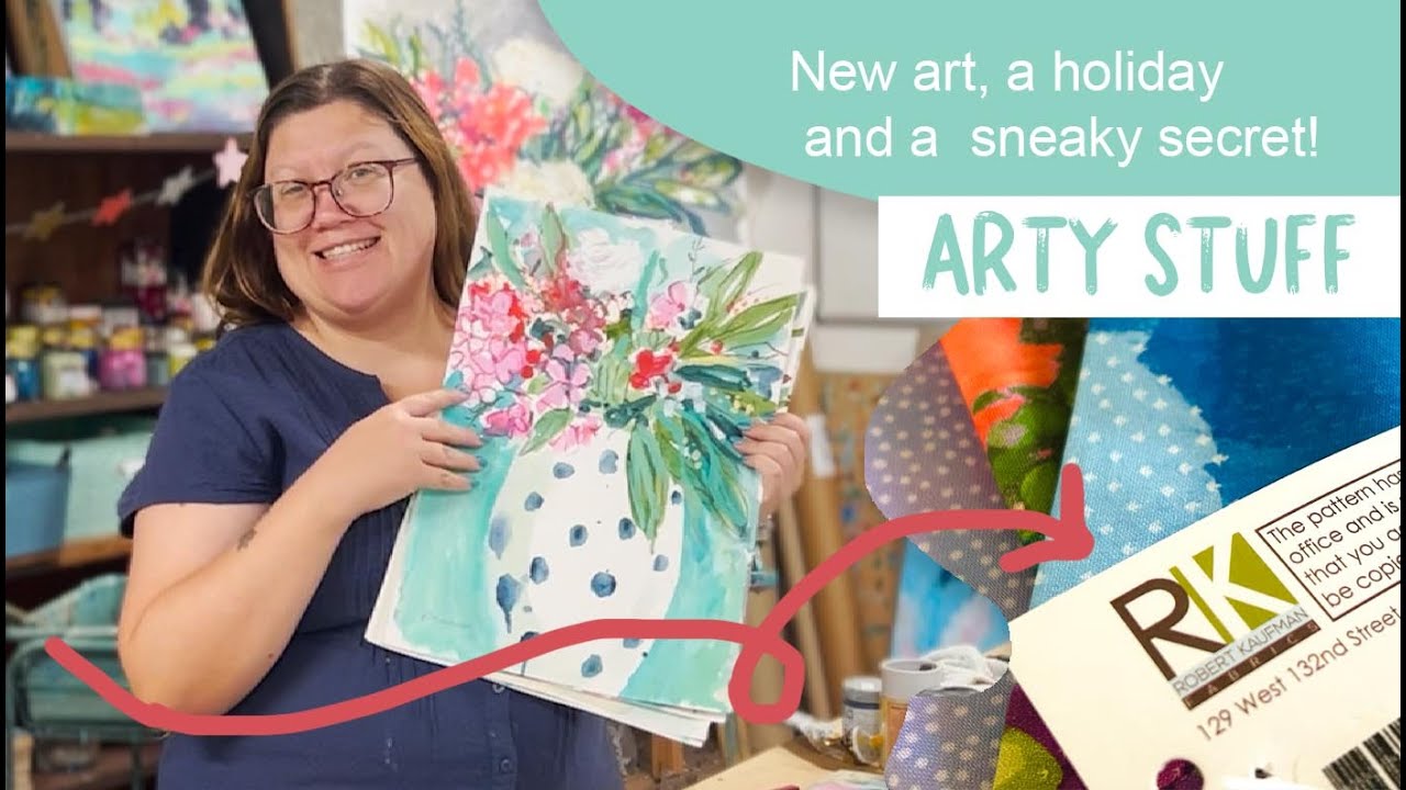 Arty Stuff Vlog - New art and a special surprise! - YouTube