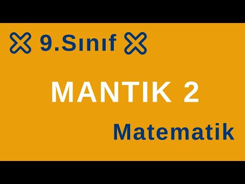#mantık #9.sınıf Mantık 2 | 9.Sınıf Matematik