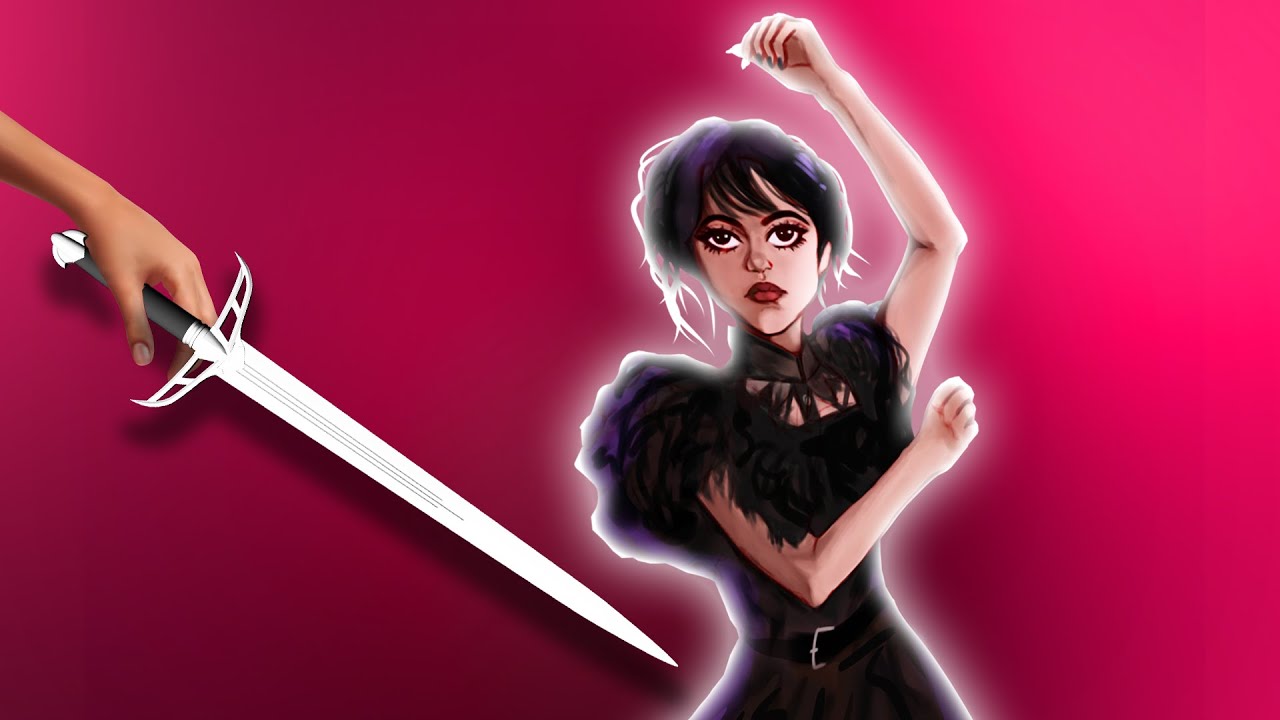 Wednesday dance dodging meme - YouTube Music