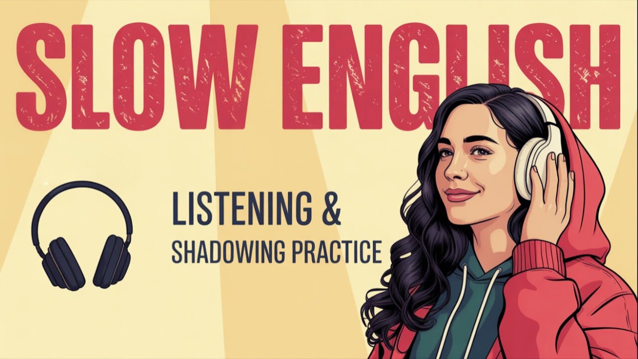 Slow English Podcast | Slow Listening & Shadowing Practice | A Day I ...