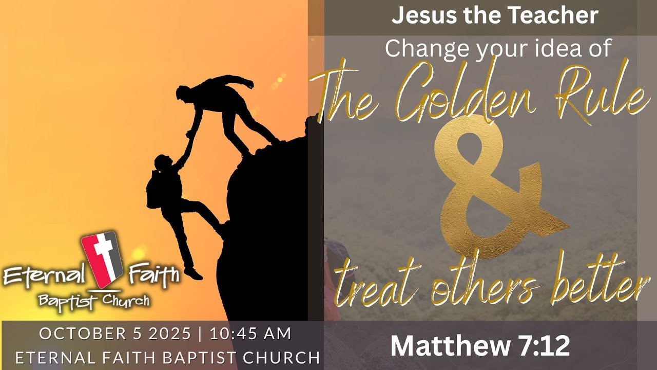 Change your idea of the golden rule and treat others better - Matthew 7 ...