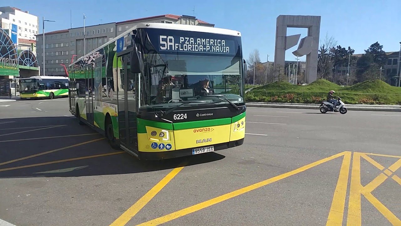 Here is the 5A bus in Vigo - YouTube