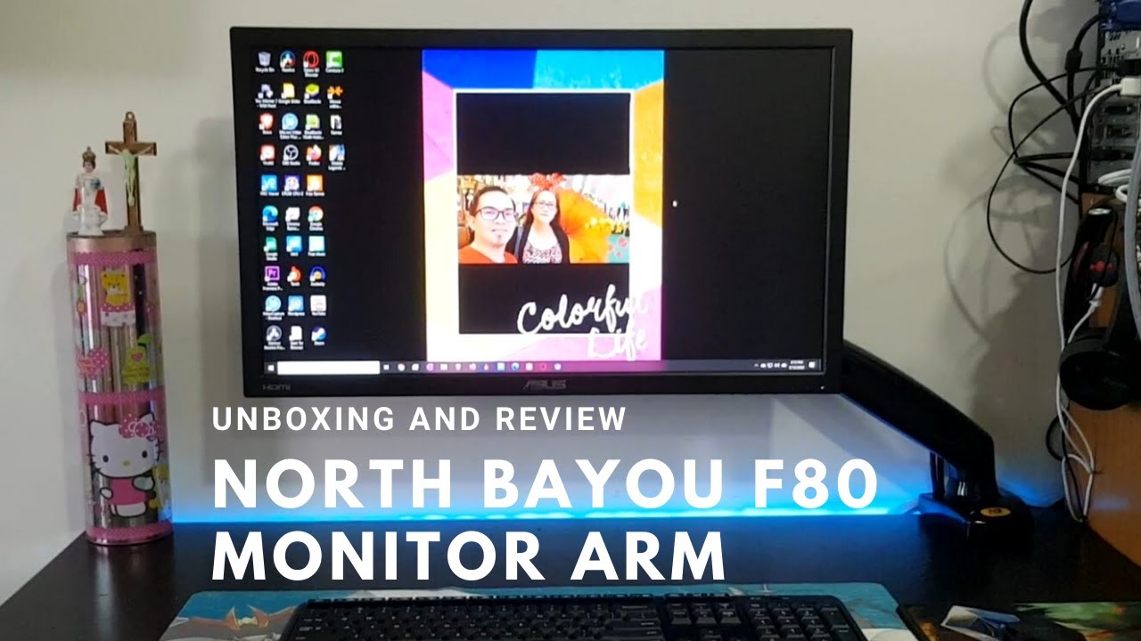 North Bayou F80 Monitor Arm - YouTube