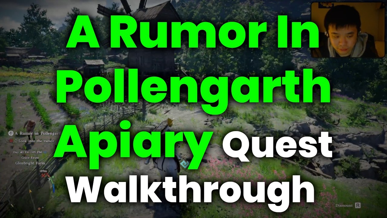 A Rumor In Pollengarth Apiary Quest Walkthrough – Crimson Desert - YouTube