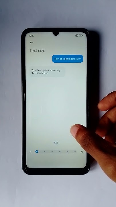 How to change font size Redmi, Poco, Xiaomi devices - YouTube