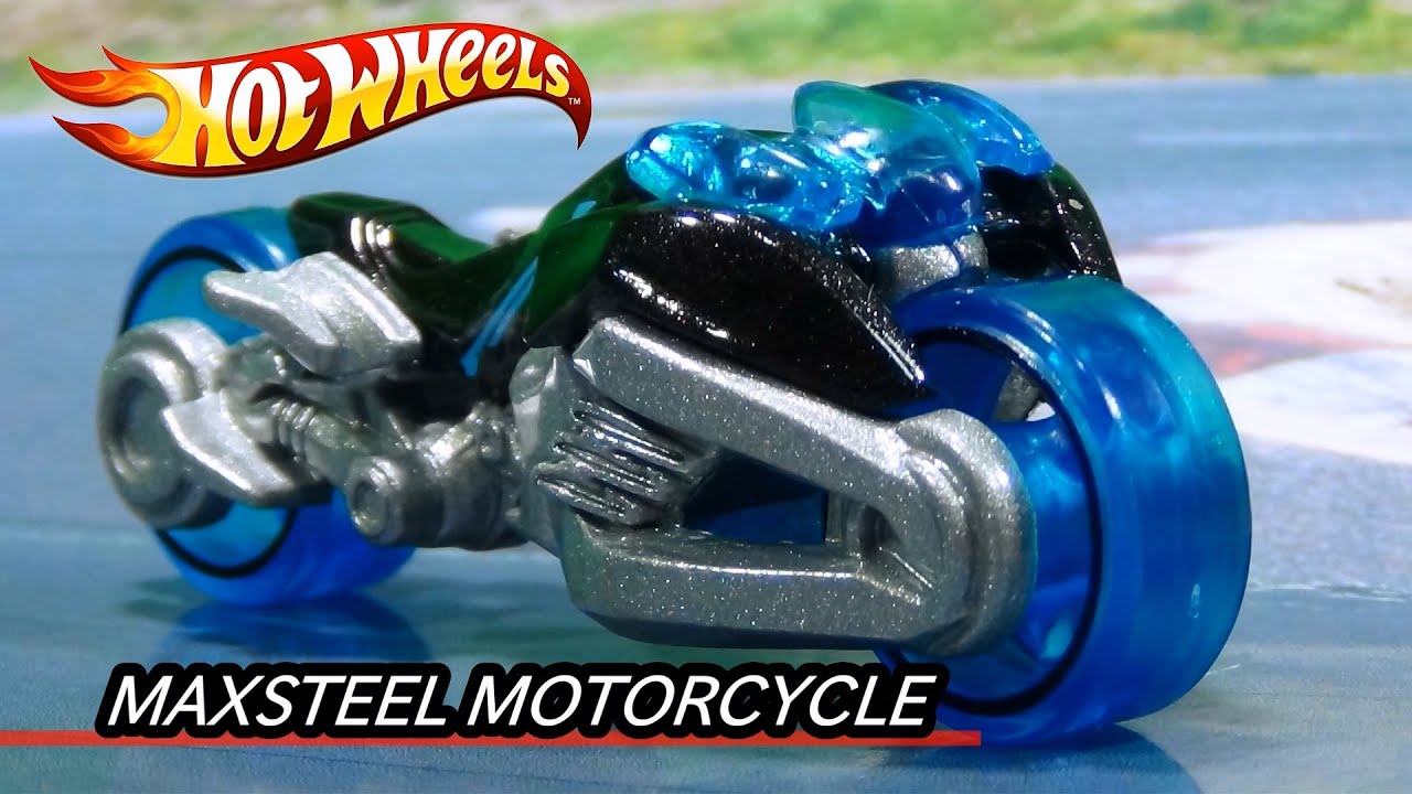 Hot Wheels MAXSTEEL MOTORCYCLE - YouTube