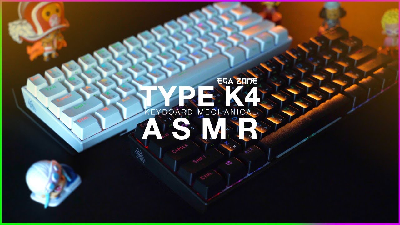 Keyboard ASMR Mechanical Blue และ Red | EGA TYPE-K4 - YouTube